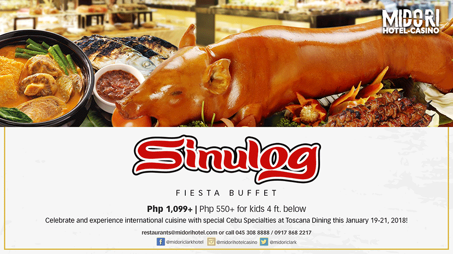 Sinulog Fiesta Buffet at Midori - iOrbit News Online