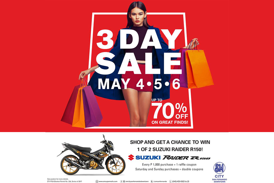 Shop & Fun at SM San Fernando Downtown 3 Day Sale - iOrbit News Online