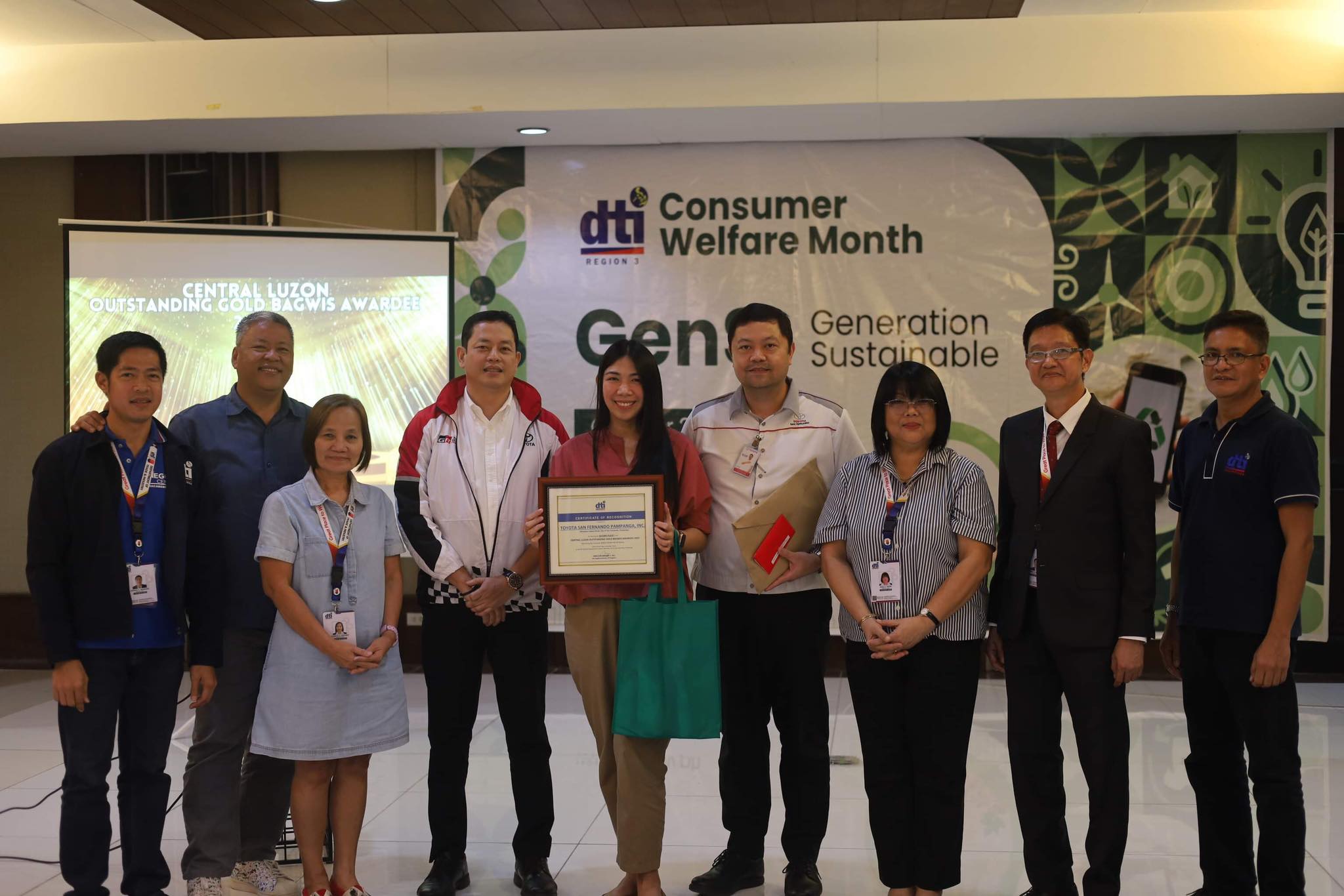 DTI-Region 3 recognizes Gold Bagwis Awardees in Consumer Welfare Month ...