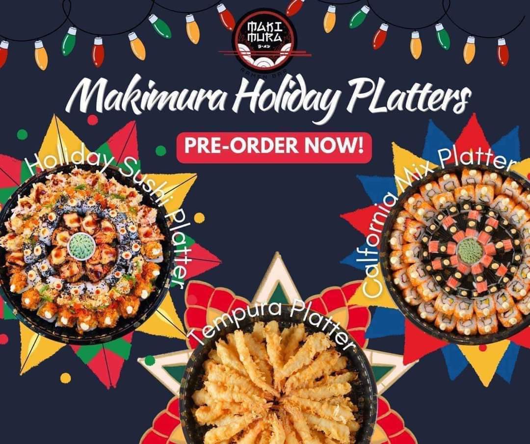 Sushi Symphony: Makimura Ramen Bar's Holiday Platter - iOrbit News Online
