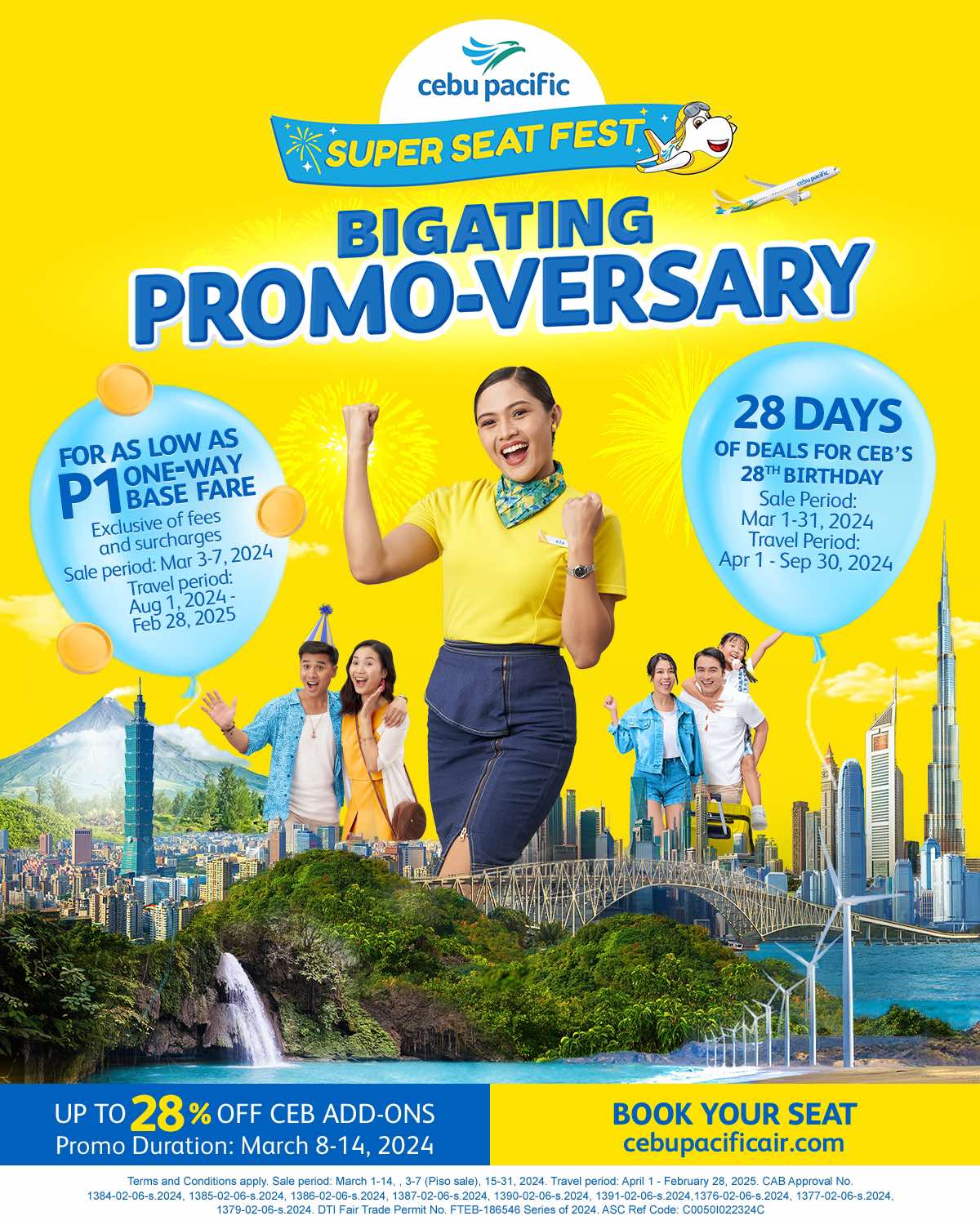 Cebu Pacific brings back Piso Sale on 28th Anniversary - iOrbit News Online