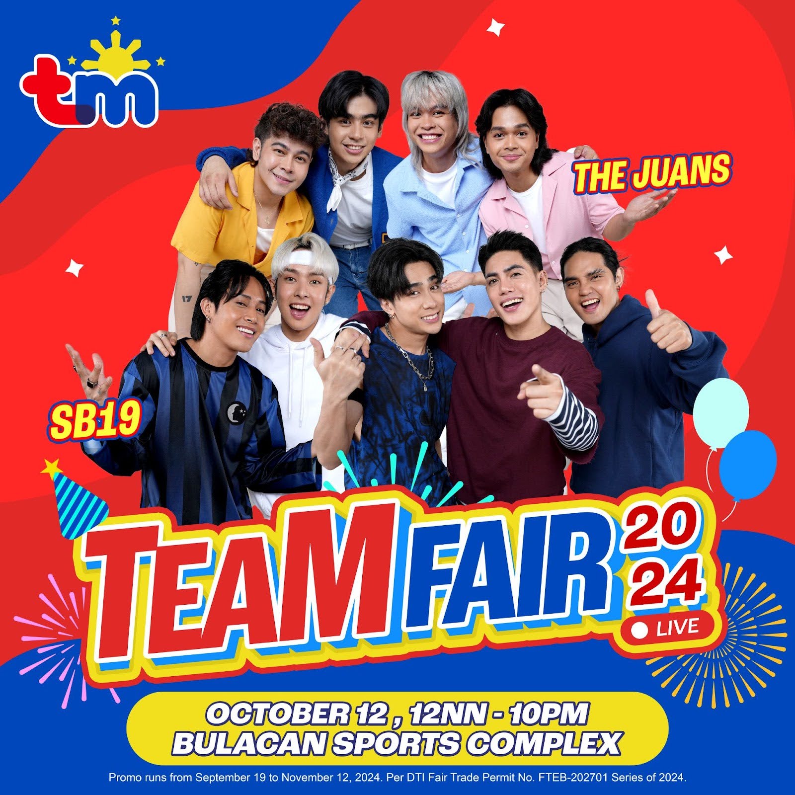 TeaM Fair 2024: SB19, Gloc-9, The Juans to headline TM‘s grand ...