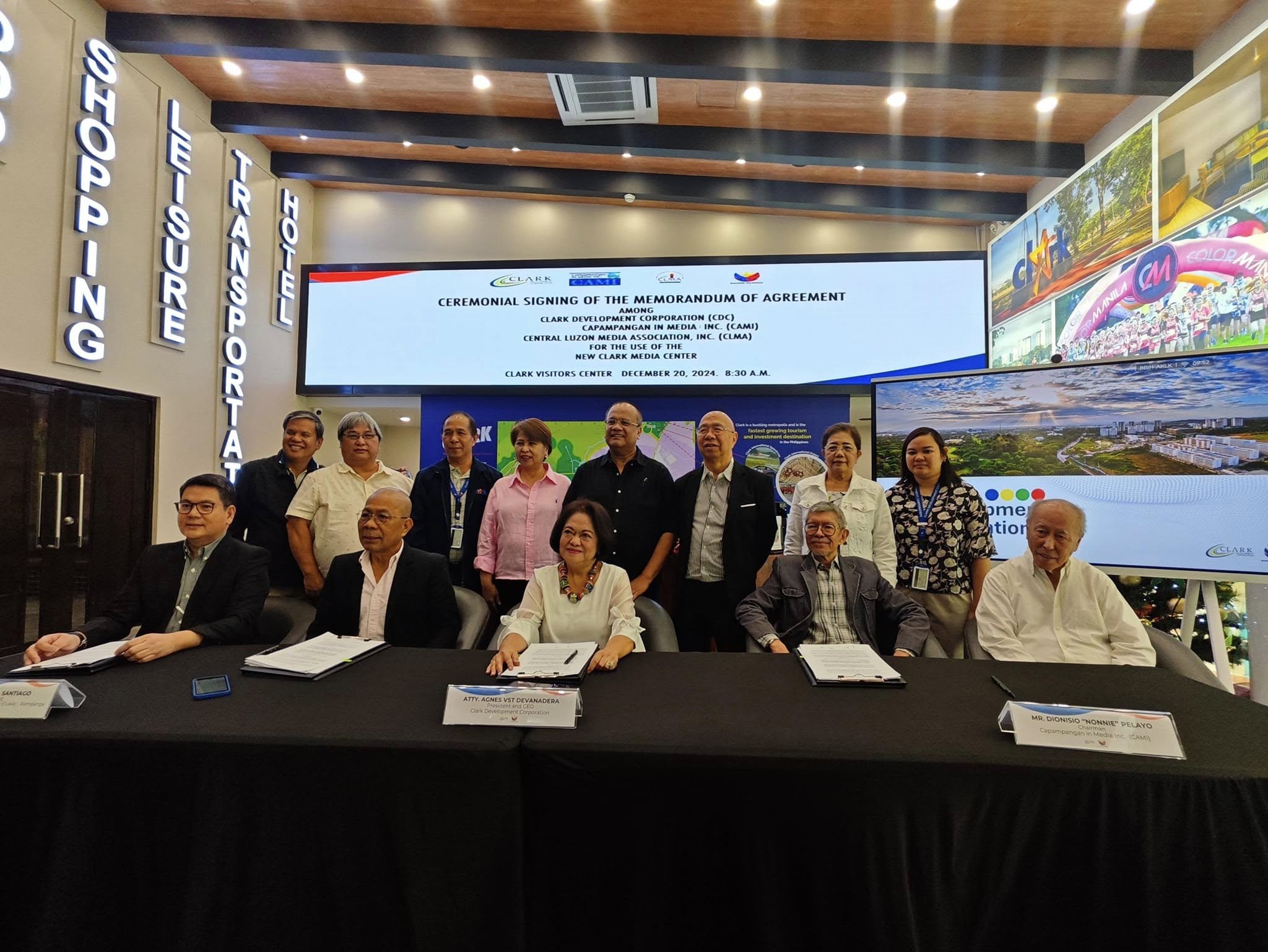 CDC opens Clark Media Center; forges partnership with CLMA Pampanga and ...
