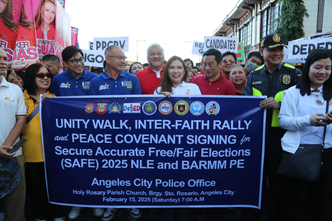 Angeles City candidates rally for clean, honest polls - iOrbit News Online
