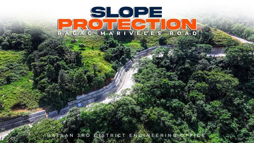 DPWH strengthens Bataan’s BMR with slope protection - iOrbit News Online