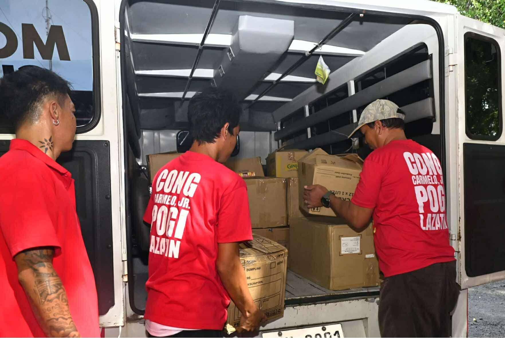 Cong Pogi Lazatin staff prepares relief for evacuees - iOrbit News Online