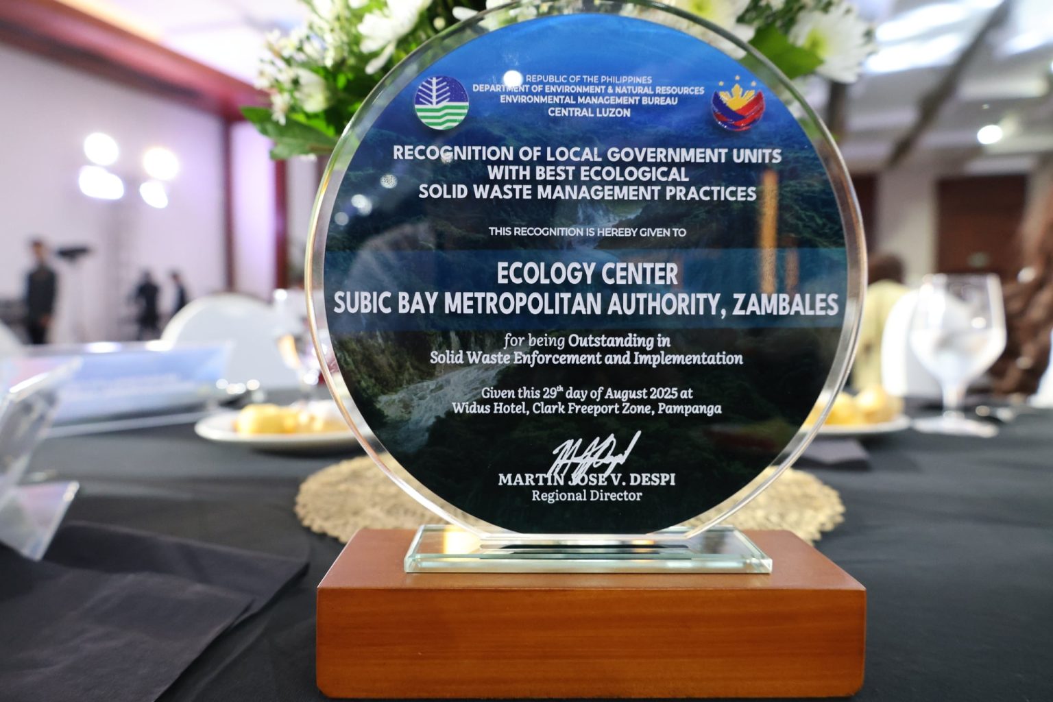 SBMA Ecology Center bags “Best Ecological Solid Waste Management ...
